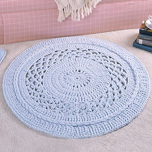 Small Picot Lace Rug Crochet ePattern - Crochet For You