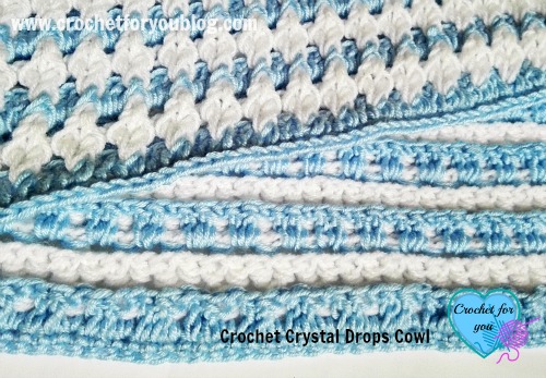 Crochet Crystal Drops Cowl Free Pattern - Crochet For You