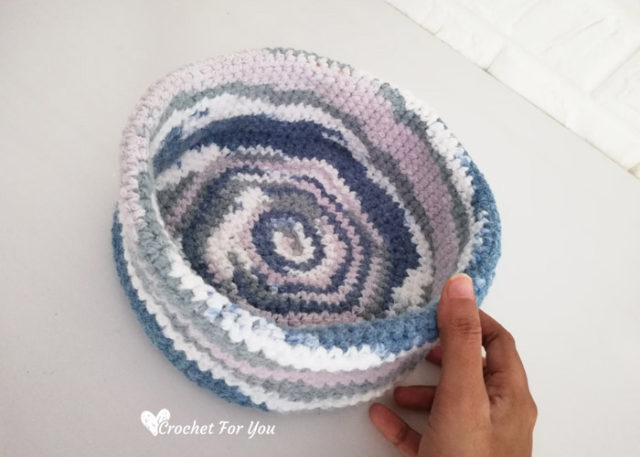 Crochet Double Layered Basket Free Pattern - Crochet For You