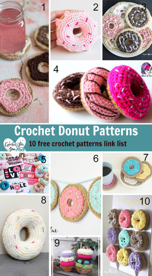 Crochet Donut Free Patterns - Crochet For You