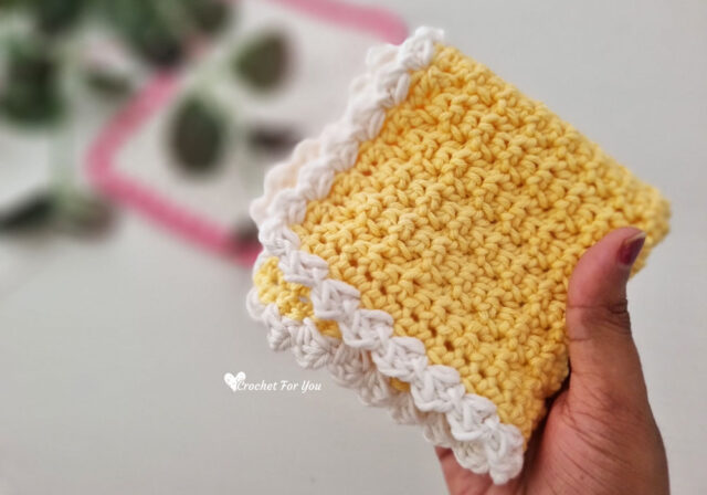 Mellow Dishcloth Free Crochet Pattern - Crochet For You